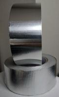 China 50 Micron Matt Aluminum Foil Adhesive Tape 2.0mil Without Liner for HVAC Ductwork - 18N/25mm Adhesion for sale