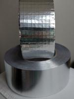 China Cold Weather Aluminum Foil Adhesive Tape Without Liner 30 Micron Backing -30°C to +120°C Temperature Range for sale