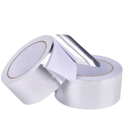 China 0.15mm Flame Retardant Aluminum Foil Glass Cloth Tape with 0.250mm Total Thickness and -10°C to +80°C Temperature Range for sale