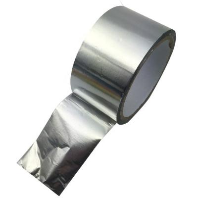 China Self Wound Cold Weather Self Adhesive Aluminium Foil Tape 40um for Freezers and Refrigerators - 50mm to 100mm Widths, 50M to 300M Lengths for sale