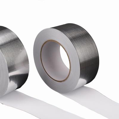 China 1.2 Mil 30um Aluminum Foil Tape with Synthetic Rubber-Resin Adhesive for HVAC Ductwork - 45 N/25mm Tensile Strength for sale