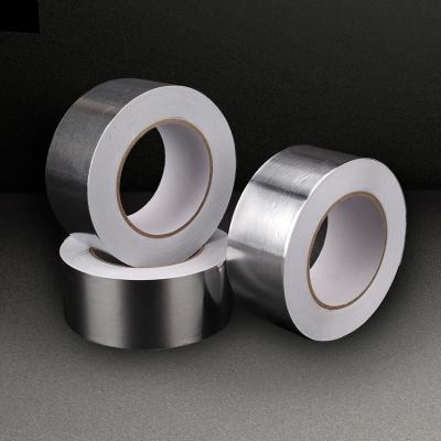 China Utility Grade Aluminum Foil Adhesive Tape 25μm 60μm Total Thickness with Synthetic Rubber-Resin for HVAC Applications for sale