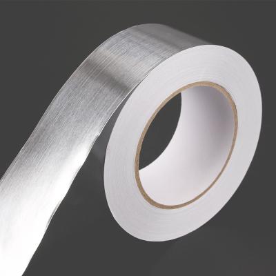 China 25 Micron Aluminium Adhesive Foil MPET Duct Closure Tape 8 N/25mm Adhesion -30°C to +100°C Range for sale