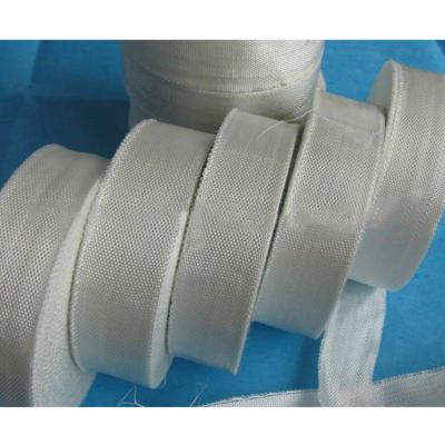 China 0.18mm White Paraffin Glass Cloth Tape 75mm Wide for 550°C Thermal and Electrical Insulation for sale
