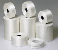 China 0.18mm White Paraffin Glass Cloth Tape 75mm Wide for 550°C Thermal and Electrical Insulation for sale