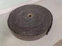 China BSF Heat Resistant Insulation Tape with SS310 Wire Reinforcement - 1200°C Max Temperature, 2mm x 50mm x 30m Size for sale