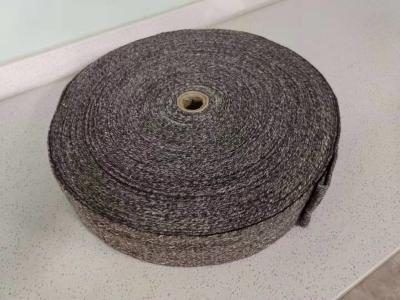 China BSF Heat Resistant Insulation Tape with SS310 Wire Reinforcement - 1200°C Max Temperature, 2mm x 50mm x 30m Size for sale