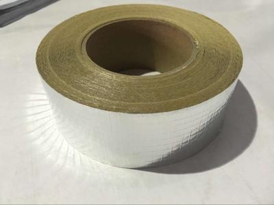 China High Adhesive Strength Foil Scrim Kraft Tape - 0.220mm Thickness, 135 g/m² Adhesive, 22 N/25mm Steel Adhesion for sale