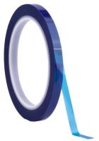 China Blue PET Cloth Tape with Silicone Adhesive 55 Micron Thickness B Grade Heat Resistance for Electrical Insulation for sale