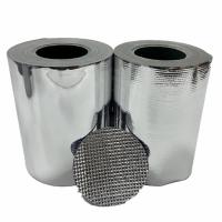 China Thermal Insulation Aluminum Foil Fiberglass Cloth 18μm with 0.11mm Glass Cloth and UL 723 Fire Rating for sale
