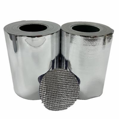 China Thermal Insulation Aluminum Foil Fiberglass Cloth 18μm with 0.11mm Glass Cloth and UL 723 Fire Rating for sale