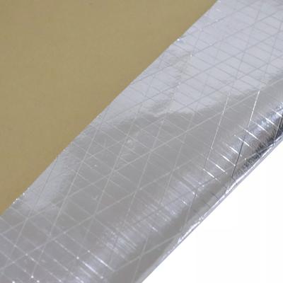 China 1.22m Heat Sealing Foil Faced Paper - 100 gsm Basis Weight with 0.03 Emissivity for Insulation Vapor Barrier for sale