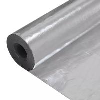 China 1.0m & 1.2m Foil Faced Kraft Paper Vapor Barrier with 60gsm Kraft and 7 Micron Aluminum Foil for sale