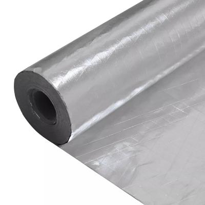China 1.0m & 1.2m Foil Faced Kraft Paper Vapor Barrier with 60gsm Kraft and 7 Micron Aluminum Foil for sale