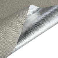 China 18 Micron Aluminum Foil Fiberglass Cloth Reflective Insulation - 1.0m/1.2m Width, UL 723 & BS 476 Fire Rated for sale