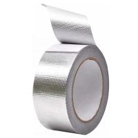 China High Strength Aluminium Foil Waterproof Tape 180 Micron Thickness with Flame Retardant Class O Rating for HVAC and Industrial Applications for sale