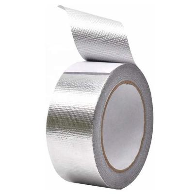 China High Strength Aluminium Foil Waterproof Tape 180 Micron Thickness with Flame Retardant Class O Rating for HVAC and Industrial Applications for sale