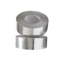 China White Polypropylene Foil Scrim Tape 0.12mm Thickness with 185N/25mm Tensile Strength for HVAC Insulation for sale