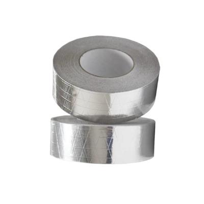 China White Polypropylene Foil Scrim Tape 0.12mm Thickness with 185N/25mm Tensile Strength for HVAC Insulation for sale
