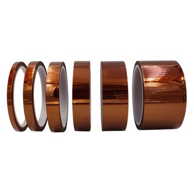 China H-Grade Polyimide Film Adhesive Tape 0.06mm Thickness with 280°C Temperature Resistance for Electronic Protection for sale