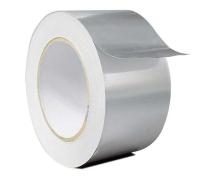 China Premium Aluminum Foil Adhesive Tape 75μm 125μm Thickness Anti-Rust Flame Resistant for Industrial Applications for sale