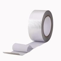 China Hot Melt Glass HVAC Aluminum Duct Tape 18μm with Releasing Paper - Class O Fire Rating, -30°C to 120°C Temperature Range for sale
