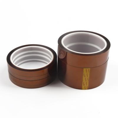China Heat Insulation Polyimide Film Adhesive Tape 25μm Base Film 60μm Total Thickness for High-Temperature Electrical Applications for sale