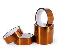 China 25μm Amber Polyimide Film Adhesive Tape - 0.06mm Thickness, 280°C Temperature Resistance for Electrical Insulation for sale