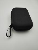 China customized mini portable PU leather  EVA earphone case pouch bag hard shell zipper case for sale