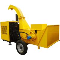 China Crush Wood Shredder Logs Making Sawdust Eco Friendly Mobile Diesel Motor Garden Branch Crusher for sale