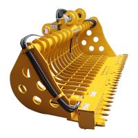 China ZHONGJU Shaker Bucket For Excavator 1.8t Skeleton Sieve Bucket High Guarantee for sale