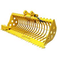 China ZHONGJU Shaker Bucket For Excavator 1.8t Skeleton Sieve Bucket High Guarantee for sale