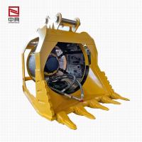 China 35t-40t Excavator Screen Bucket Maximize Efficiency in Sorting and Rotating Boulders for sale