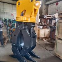 China Hydraulic Rotating Grapple Wheel Excavator for Winching Sugarcane and Scrap Iron for sale