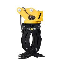 China Hydraulic Rotating Grapple Wheel Excavator for Winching Sugarcane and Scrap Iron for sale