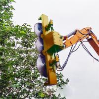 China Zhongju Excavator Hydraulic Saw Head Attachment Wood Cutter Dredge Cutter Head for sale