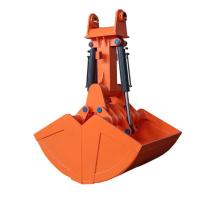 China 6-40Ton Excavator Suitable Spot Lifting Grab with Single Cable and Multi Flap Shell Type for sale