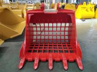 China Customized 560 Excavator Attachment Hydraulic Excavator Skeleton Bucket With Wear Resistant Steel Plate for sale