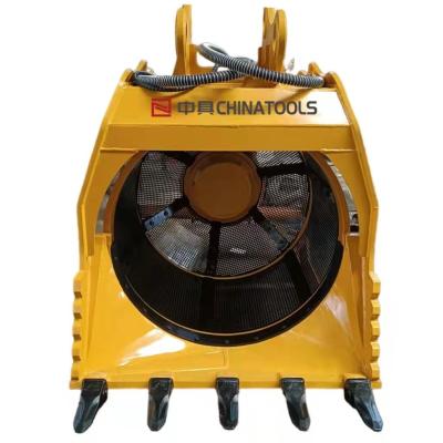 China ZHONGJU Rotary Screening Bucket for 5-120T Construction Machinery Efficiency for sale