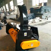 China Mini Excavator Attachment 650kg Front End Road Cleaner Snow Blower For Mini Excavator 6000-7000mm for sale