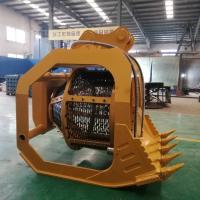 China Hydraulic Excavator Rock and Soil Screening Bucket with NM400 Wear-resistant Material for sale