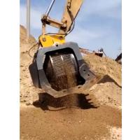 China Hydraulic Excavator Rock and Soil Screening Bucket with NM400 Wear-resistant Material for sale