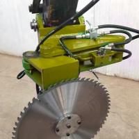 China Energy Mining Excavator Tree Saw Attachment Excavator Wood Stump Cutter Customized Efficiency for sale