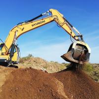 China 2m3 Bucket Capacity Mini Excavator Rotary Screening Bucket for Excavator Spare Parts for sale