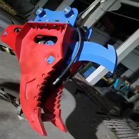 China 20X11X16 Cm Single Package Tree Stump Removal Tree Shear For Excavator Root Digging And Cutting Axe for sale