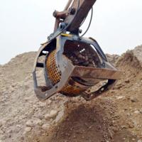 China NM400 Material Rotating Screening Bucket for Durable and Long-Lasting Performance for sale