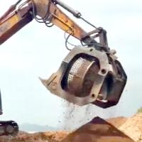 China NM400 Material Rotating Screening Bucket for Durable and Long-Lasting Performance for sale