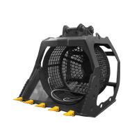 China 18ton Adaptor Excavator Skid Steer Rotary Screening Bucket for Manufacturing Plant for sale