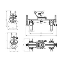 China Oem Design Excavator Pole Grab Attachment 13-15ton Easy Handling Pole Log Grapple Setter for sale