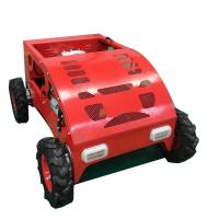 China 600 Customer Requirements Remote Control Lawn Mower Robot for Challenging Terrain for sale